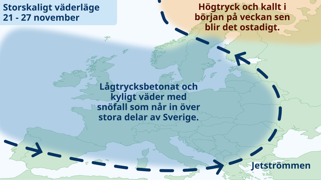 Så blir vädret i november och december - Klart.se