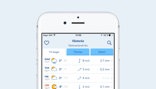 Väder Sverige - Klart.se