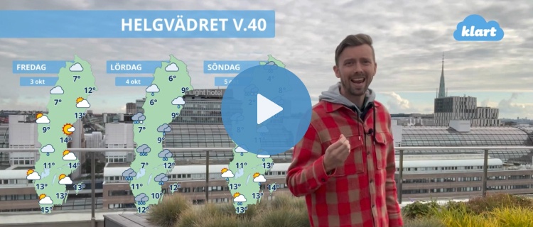 Helgvädret - stormen “Amy” - Klart.se